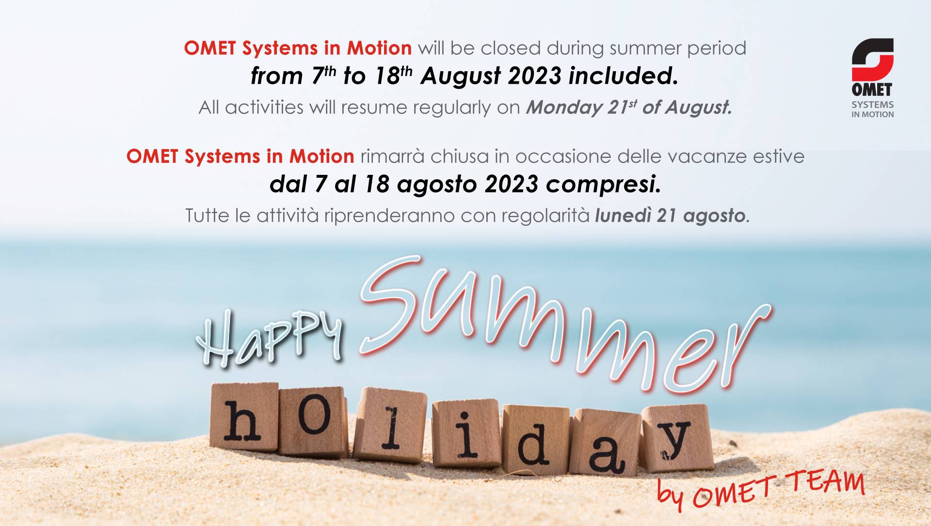 Passion for movement - Omet